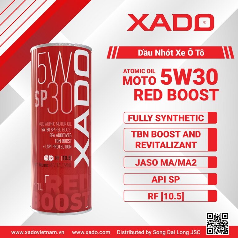 Dầu nhớt ô tô XADO RED BOOST 5W30 SP 1L